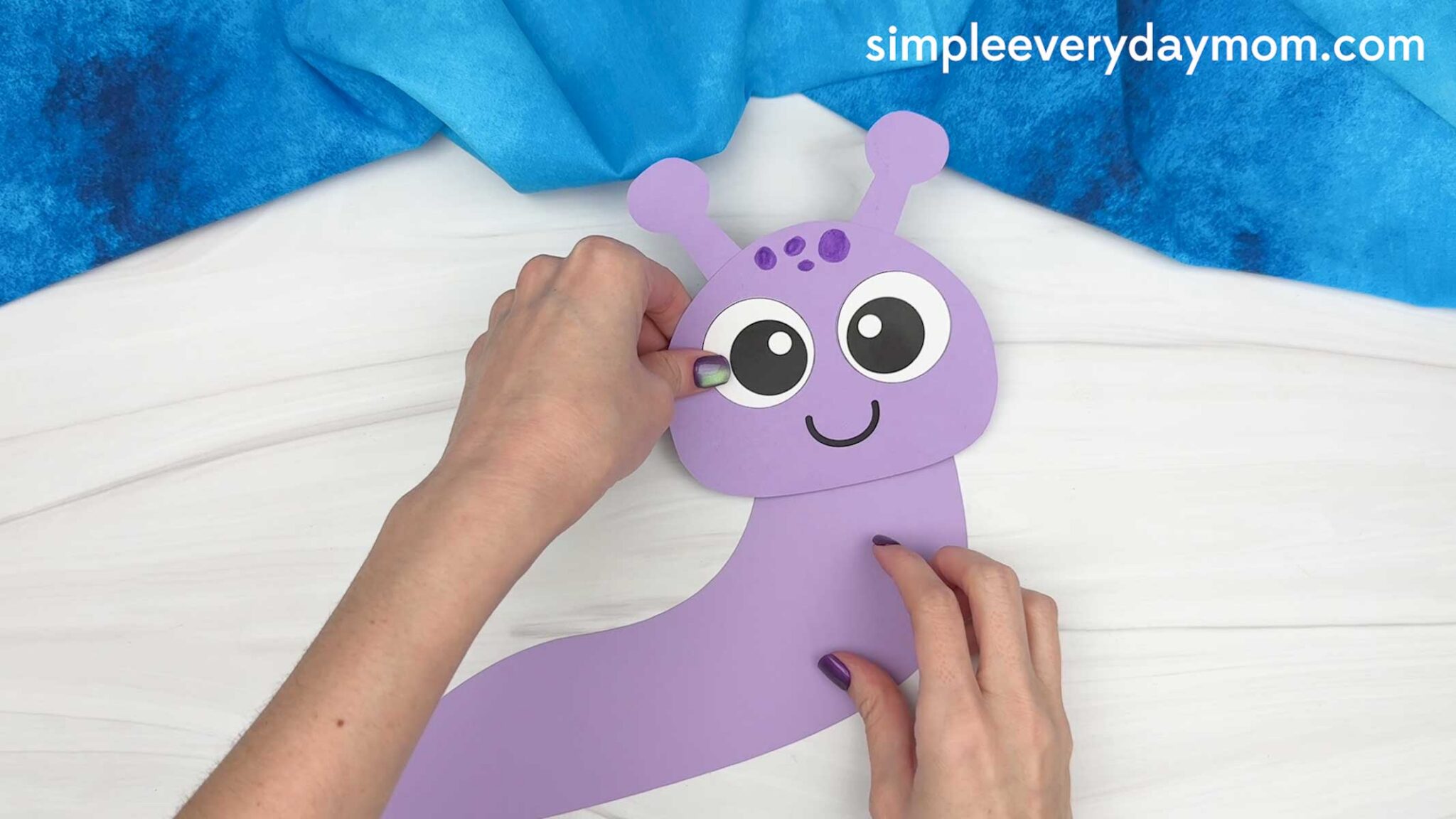 Snail Paper Plate Craft for Kids [Free PDF Template]