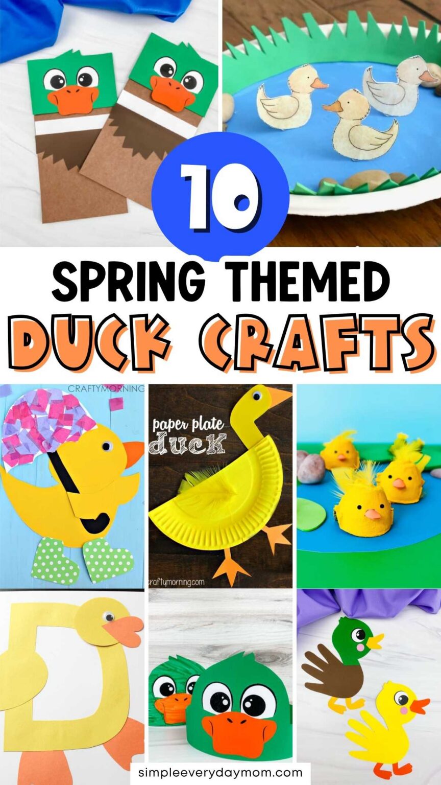 10 Hands-On Duck Crafts Kids Will Enjoy