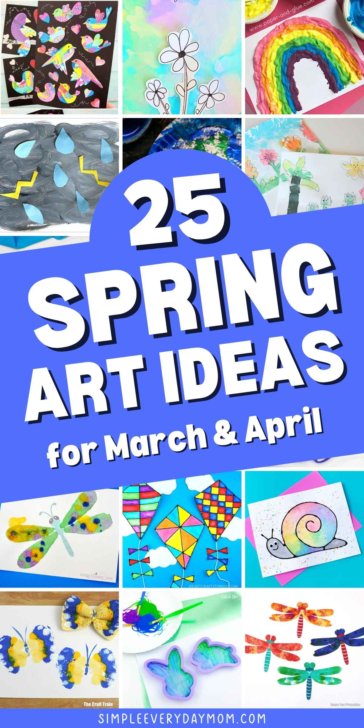 25 Bright and Creative Spring Art Projects for Kids