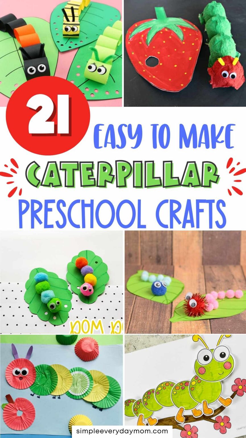 21 Adorable Caterpillar Crafts for Kids to Make This Spring