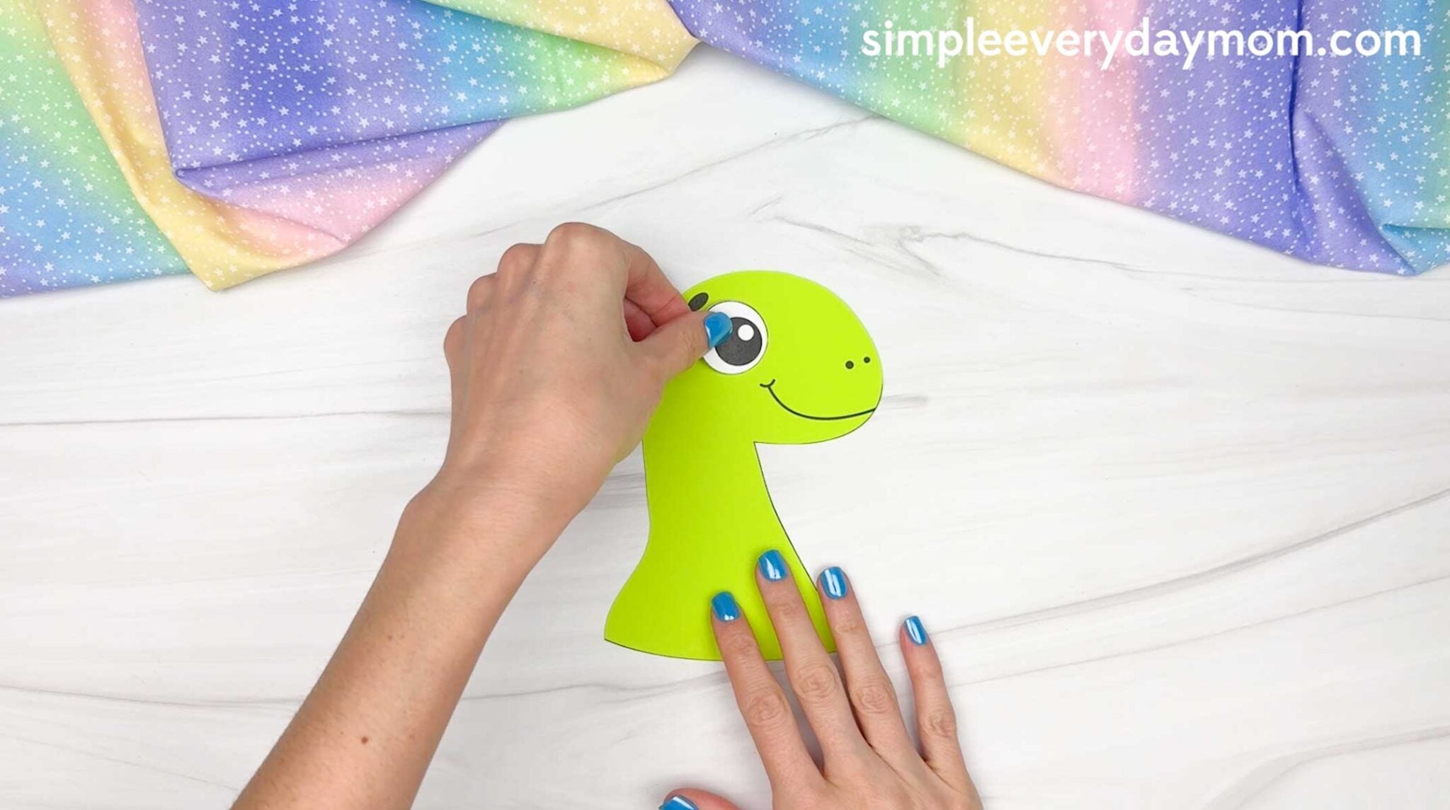 Dinosaur Easter Egg Craft for Kids [Free PDF Template]