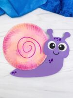 Snail Paper Plate Craft for Kids [Free PDF Template]