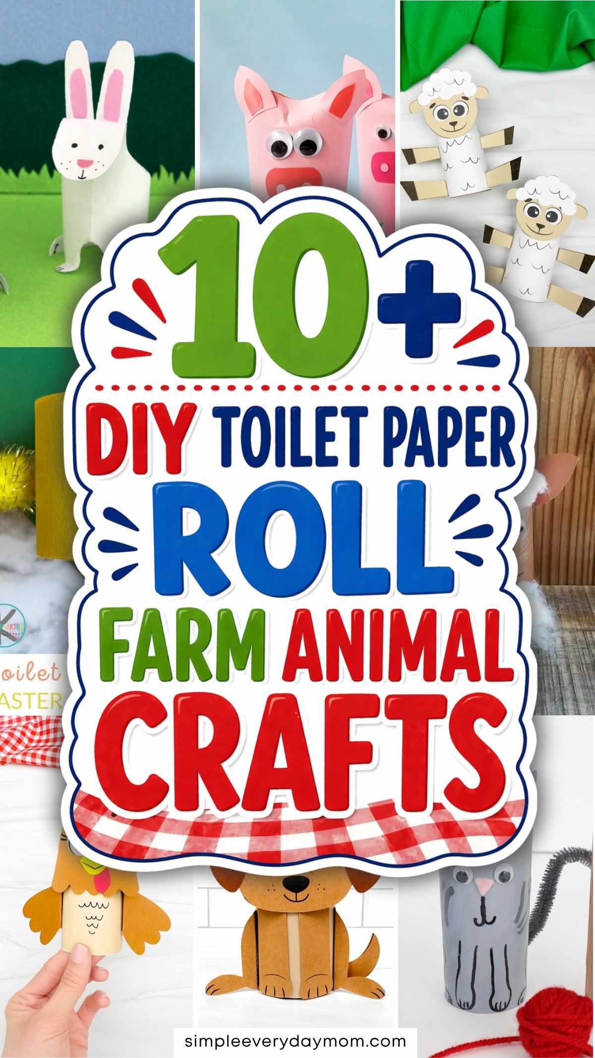 10+ DIY Toilet Roll Farm Animal Crafts Kids Will Enjoy