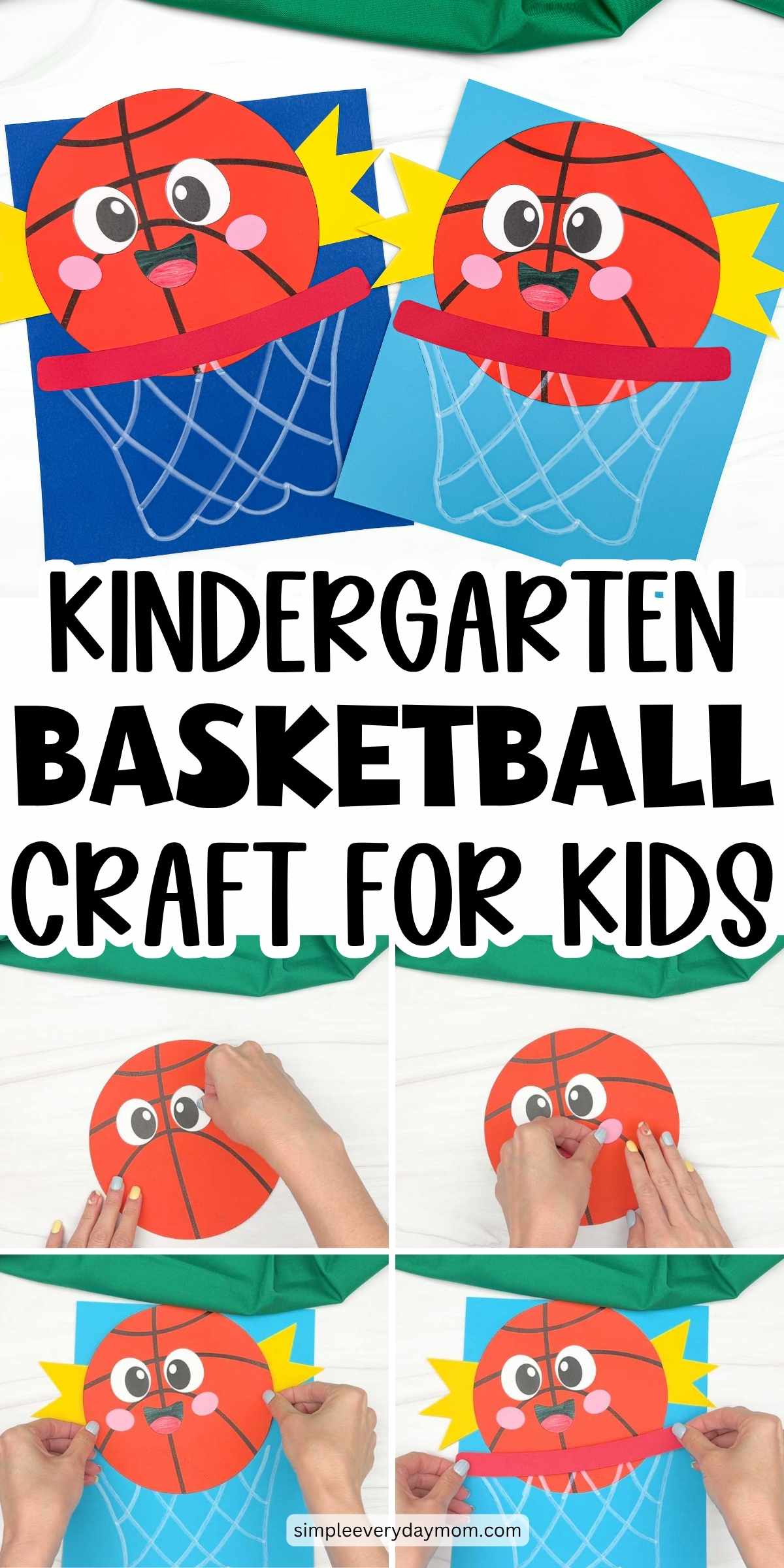 Basketball Craft for Kids [Free Printable Template]