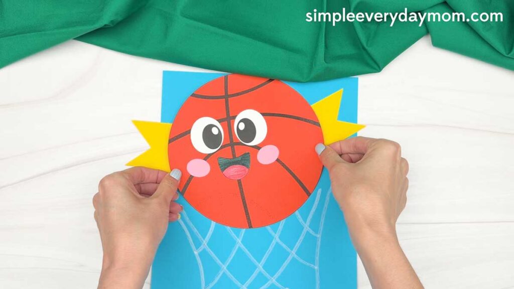 Basketball Craft for Kids [Free Printable Template]