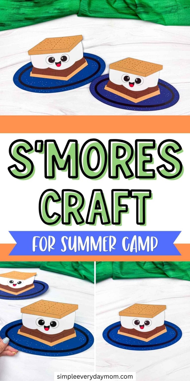Smores Craft for Kids [Free PDF Template]