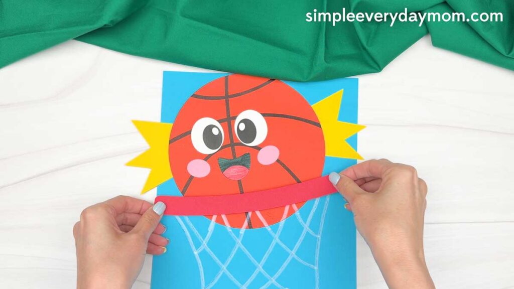 Basketball Craft for Kids [Free Printable Template]