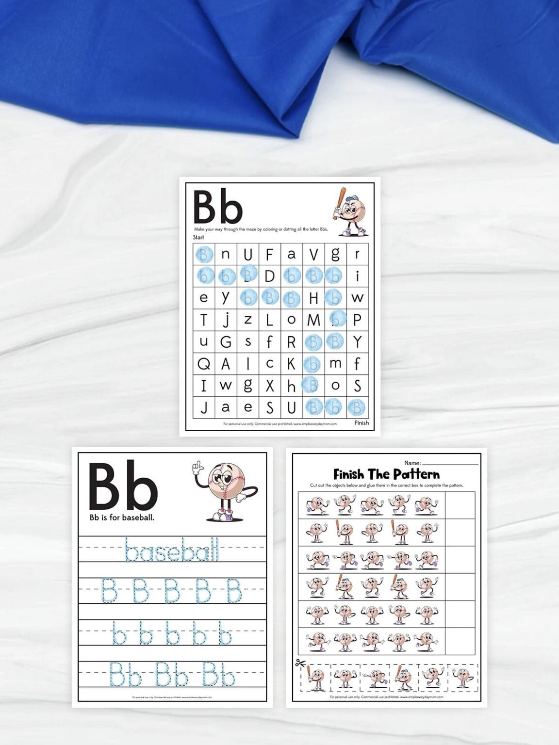Free Printable Baseball Worksheets For Kids