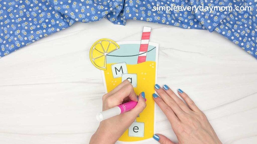 Lemonade Name Craft for Kids [Free PDF Template]