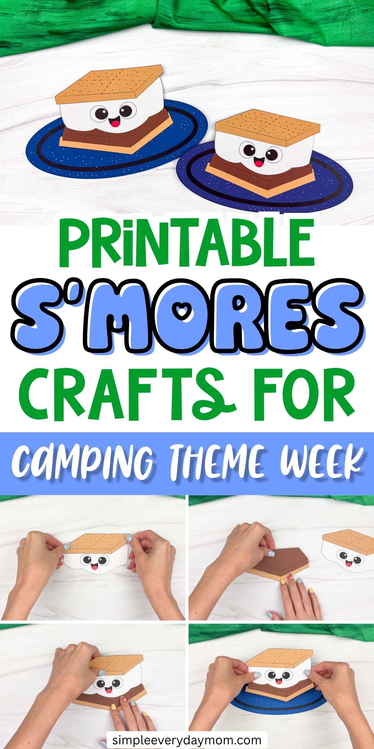 Smores Craft for Kids [Free PDF Template]