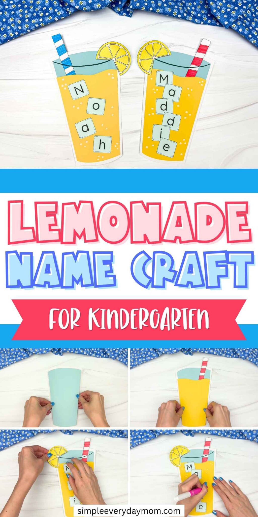 Lemonade Name Craft for Kids [Free PDF Template]
