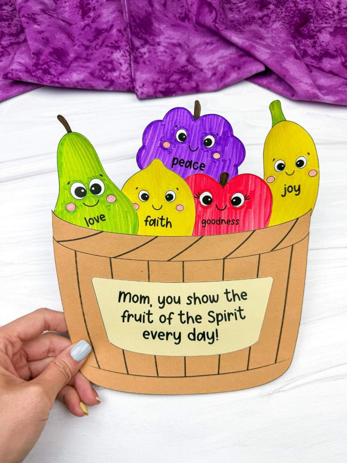 Mother's Day Bible Craft for Kids [Free PDF Template]