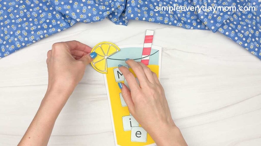 Lemonade Name Craft for Kids [Free PDF Template]