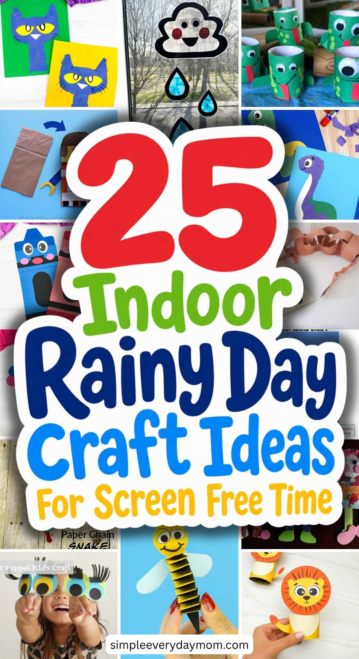 25 Indoor Rainy Day Craft Ideas For Kids They'll Love