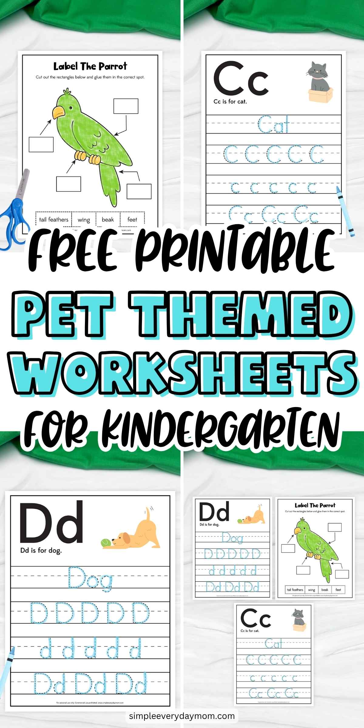 Free Printable Pet Worksheets For Preschoolers
