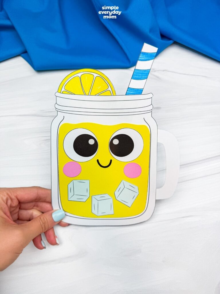 Lemonade Craft For Kids [Free Printable Template]